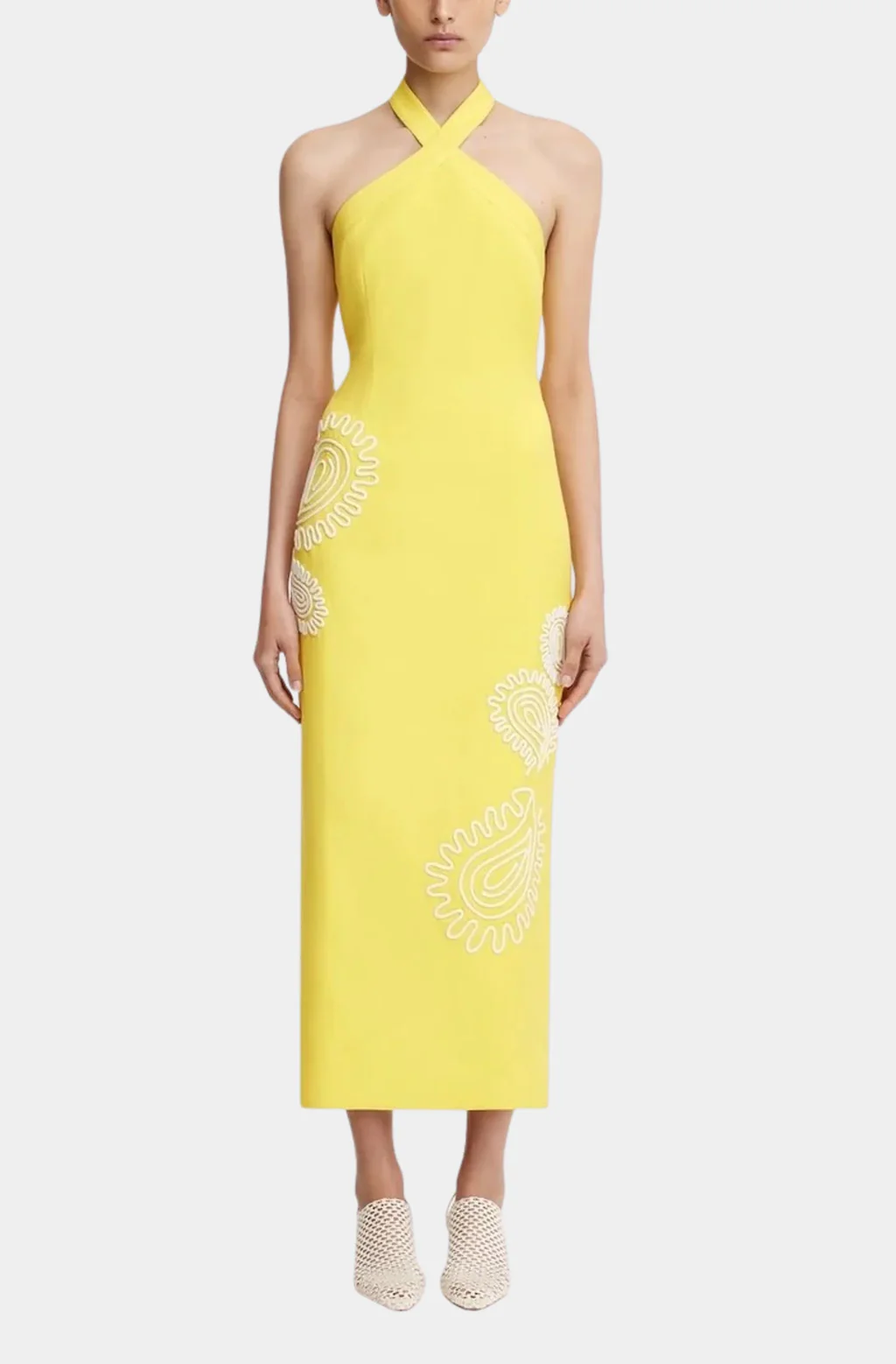 Carly Midi Dress in Lemon – Cattivo